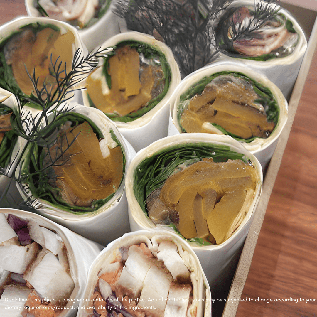 GOURMET WRAP PLATTER | $15 per person – Coffs Harbour Catering Company