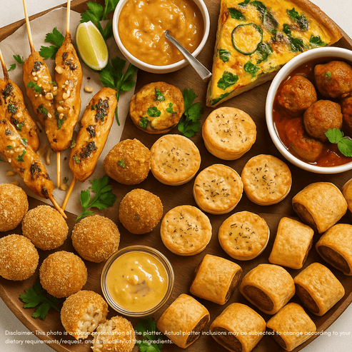 MIXED HOT LUNCH PLATTER | $18 per person – Coffs Harbour Catering Company